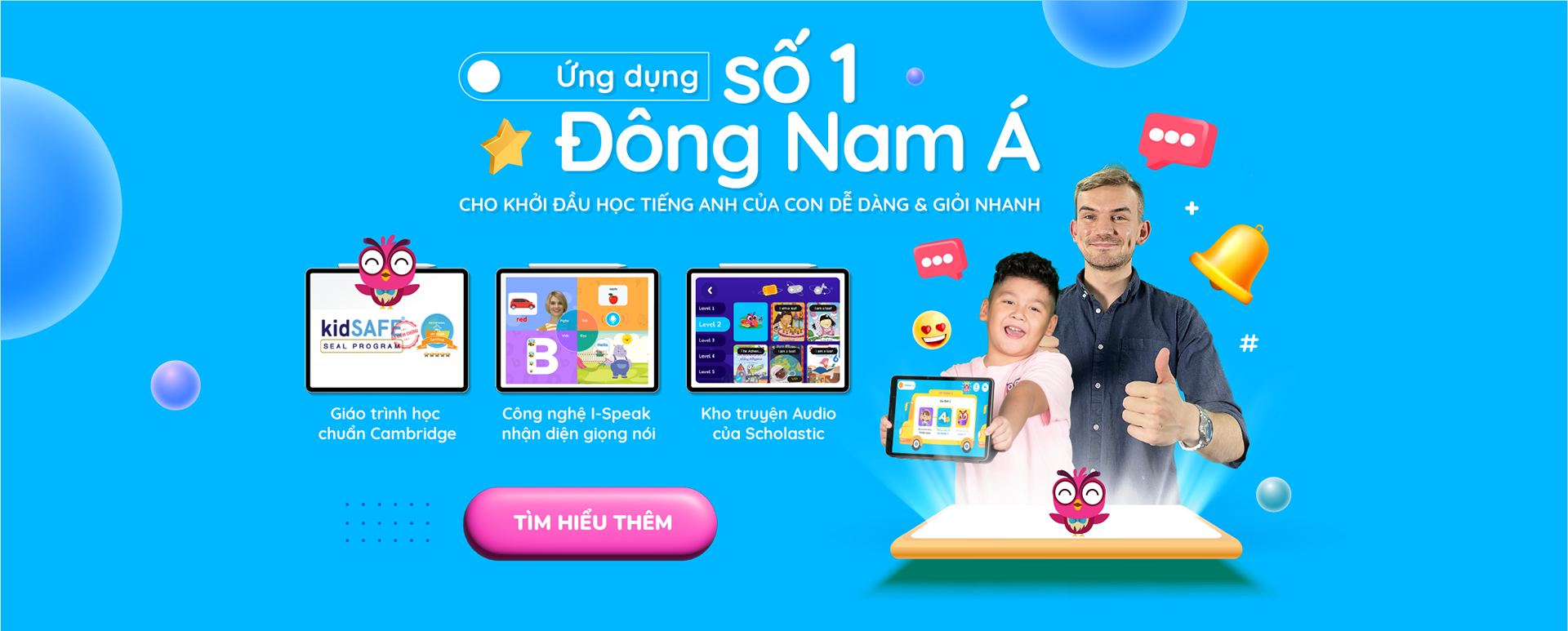 Babilala - Ứng dụng học tiếng Anh online cho trẻ từ 3 - 8 tuổi