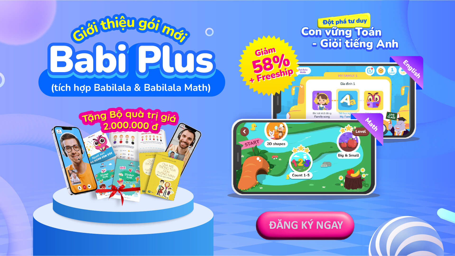 Ra mắt gói mới Babi Plus giúp trẻ giỏi toàn diện Toán và tiếng Anh