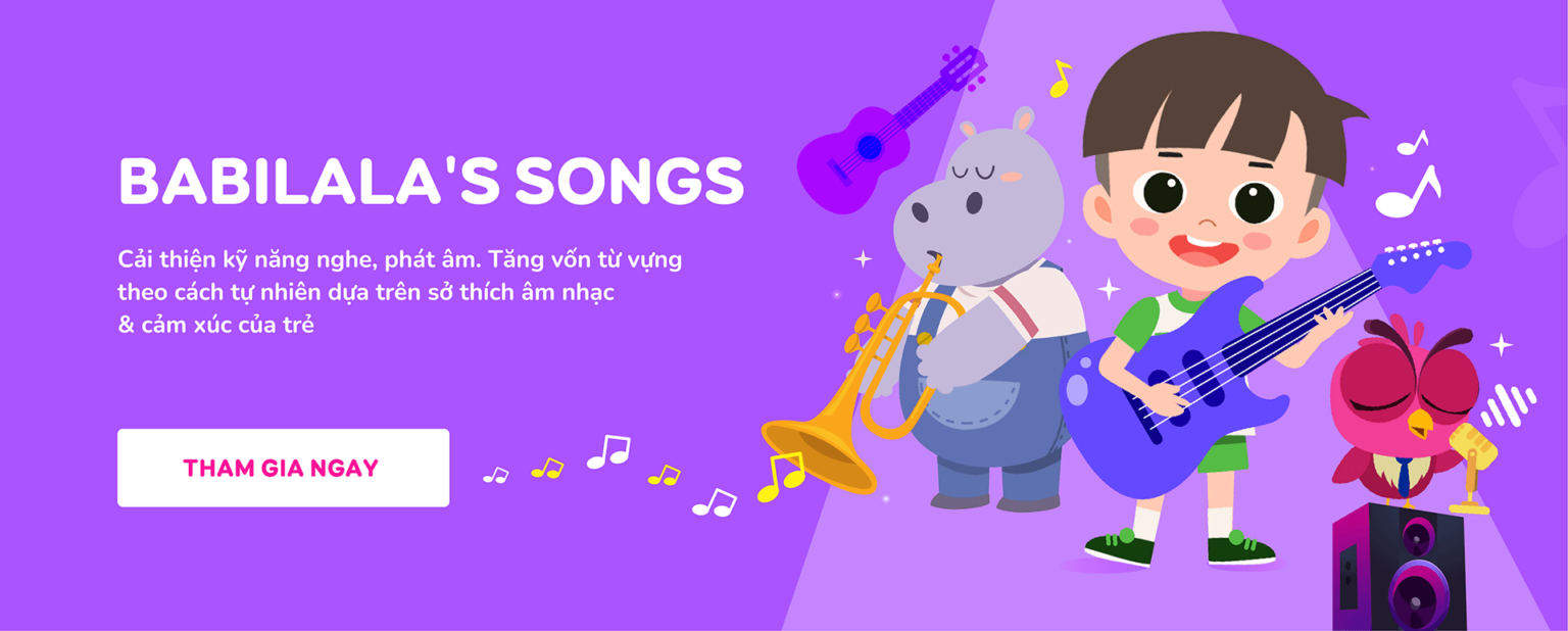 Babilala - Ứng dụng học tiếng Anh online cho trẻ từ 3 - 8 tuổi