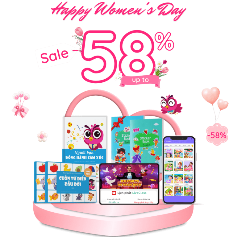 Babilala Class - Lớp học hệ thống tiếng Anh online cho trẻ 3 - 8 tuổi